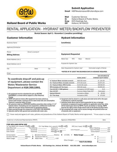 Utility Services - Holland Board of Public Works